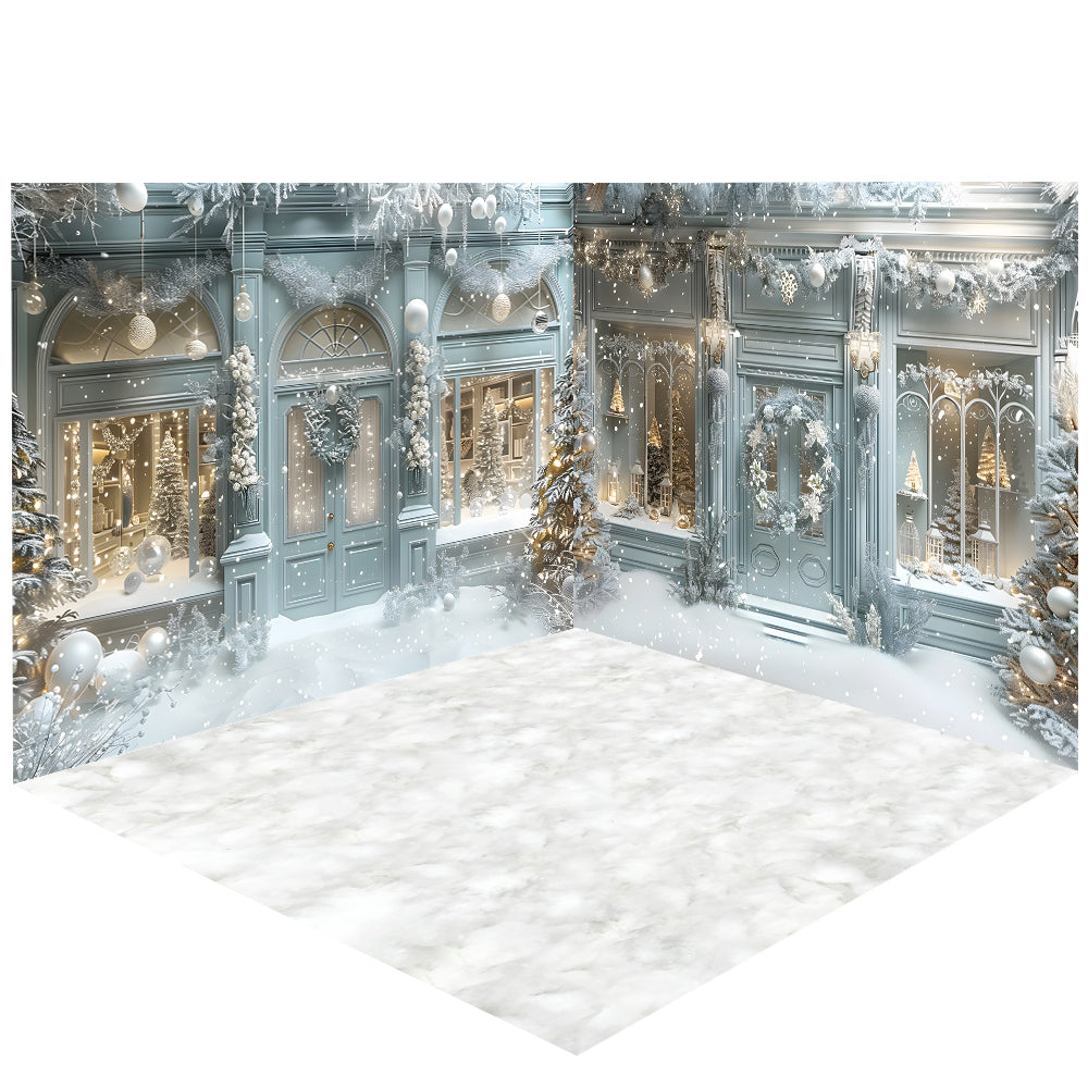 Avezano Christmas Cottage Photography Backdrop Scene Room Set holiday