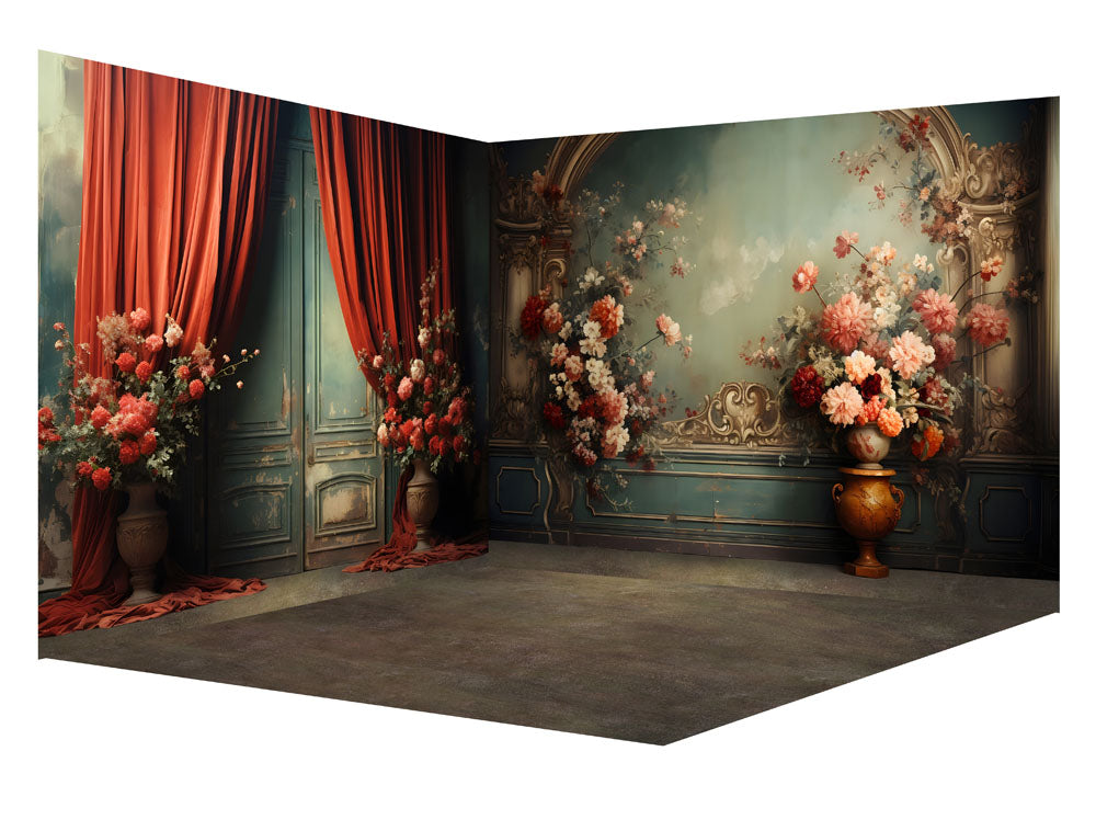 Avezano Santa Claus Outside the Window of the Christmas House