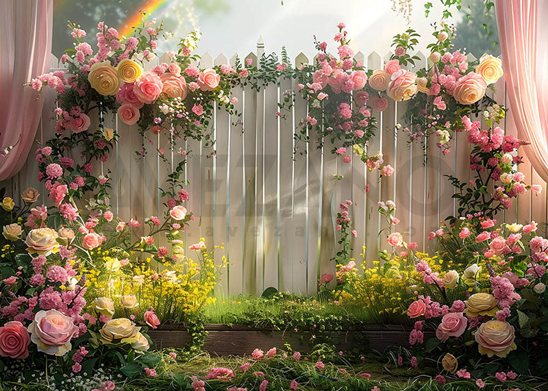 Avezano Spring Backdrop For Photograhy Custom Photo Backdrop