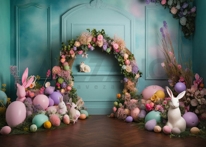 2022 Easter Backdrop Photography Background-AVEZANO