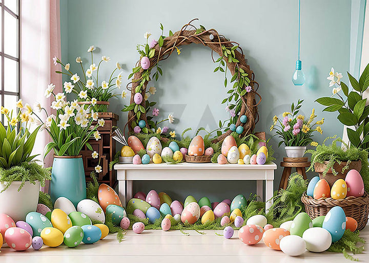 2025 Easter Backdrop Photography Background-AVEZANO