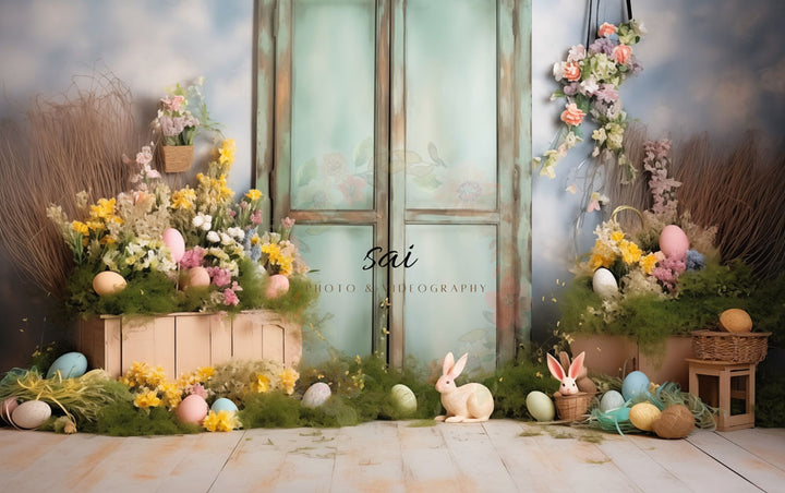 2022 Easter Backdrop Photography Background-AVEZANO