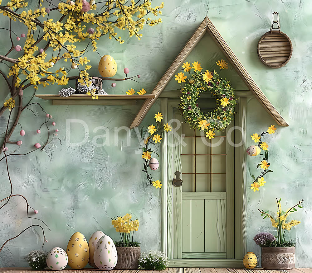 Avezano Spring Easter Yellow Flowers Backdrop Designed By Danyelle Pin
