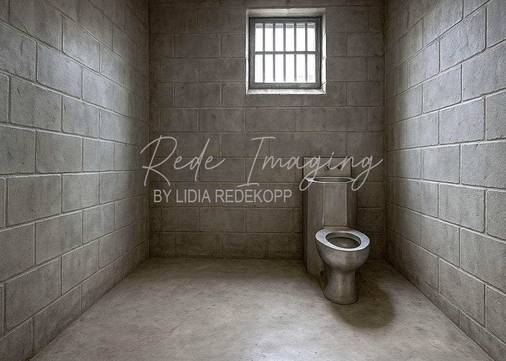 Avezano Concrete Prison Cell Interior Backdrop Designed By Lidia Redek