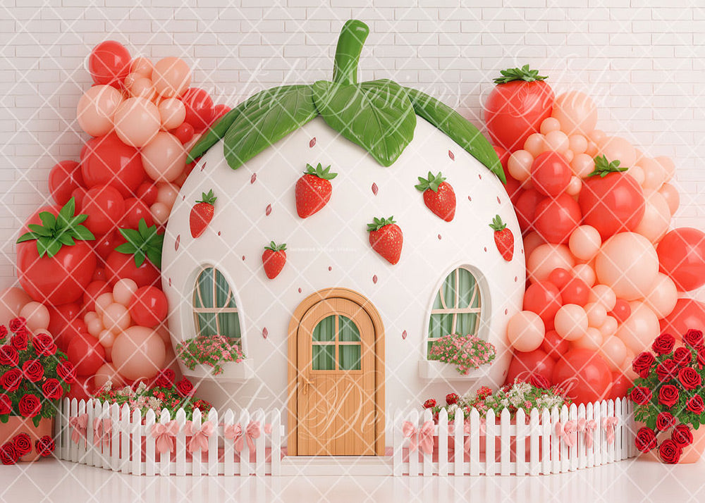 Strawberry Shortcake Backdrop