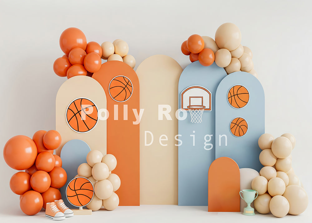 Avezano Basketball Theme Trophy Balloon Backdrop Designed By Polly Ro