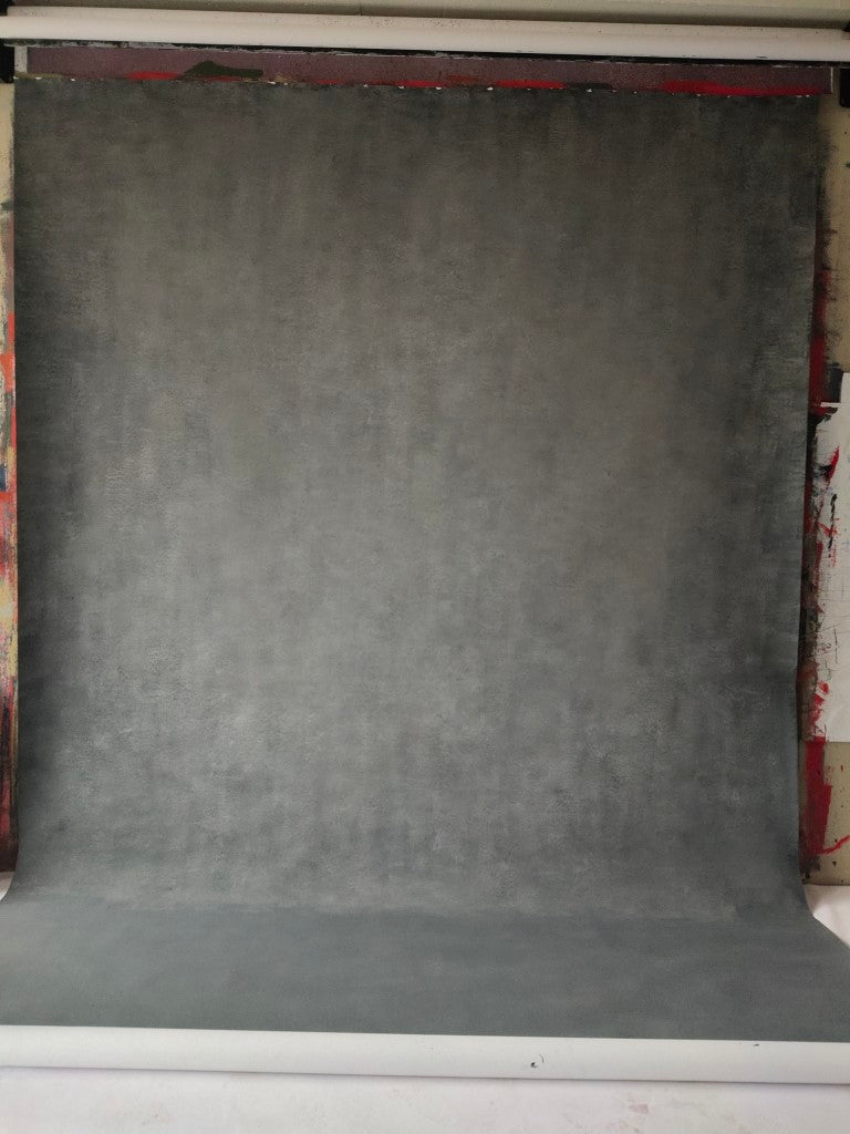 Avezano Grey Texture Abstract Hand Painted Canvas Photography Backdrop