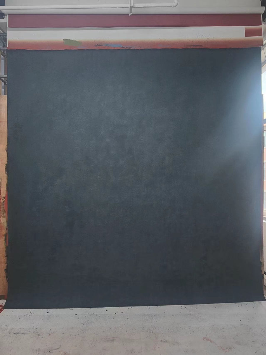 Avezano Blue Texture Abstract Hand Painted Canvas Photography Backdrop