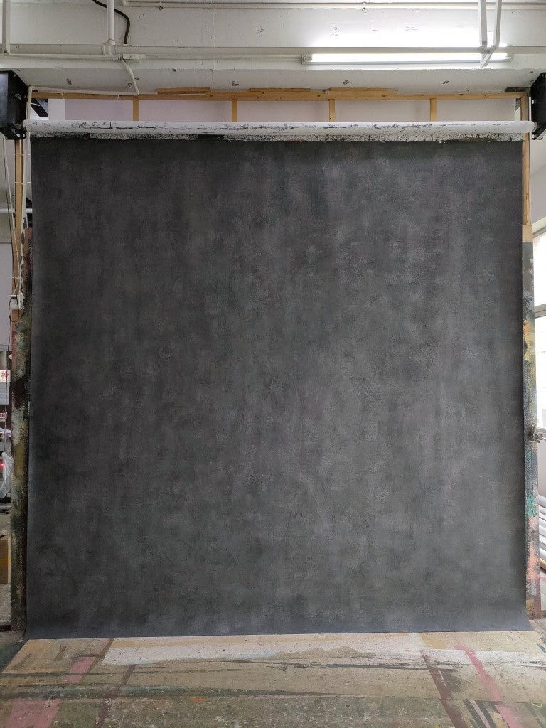 Avezano Grey Texture Abstract Hand Painted Canvas Photography Backdrop