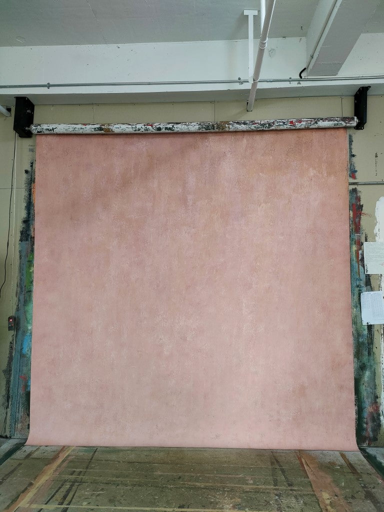 Avezano Pink Gradient Texture Abstract Hand Painted Canvas Photography