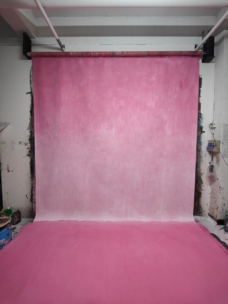 Avezano Pink Gradient Gradient Texture Abstract Hand Painted Canvas Ph