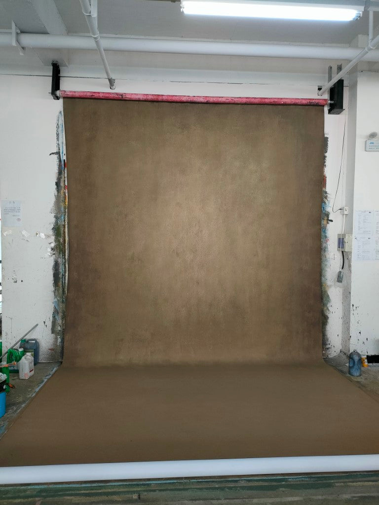 Avezano Brown Texture Abstract Hand Painted Canvas Photography Backdro