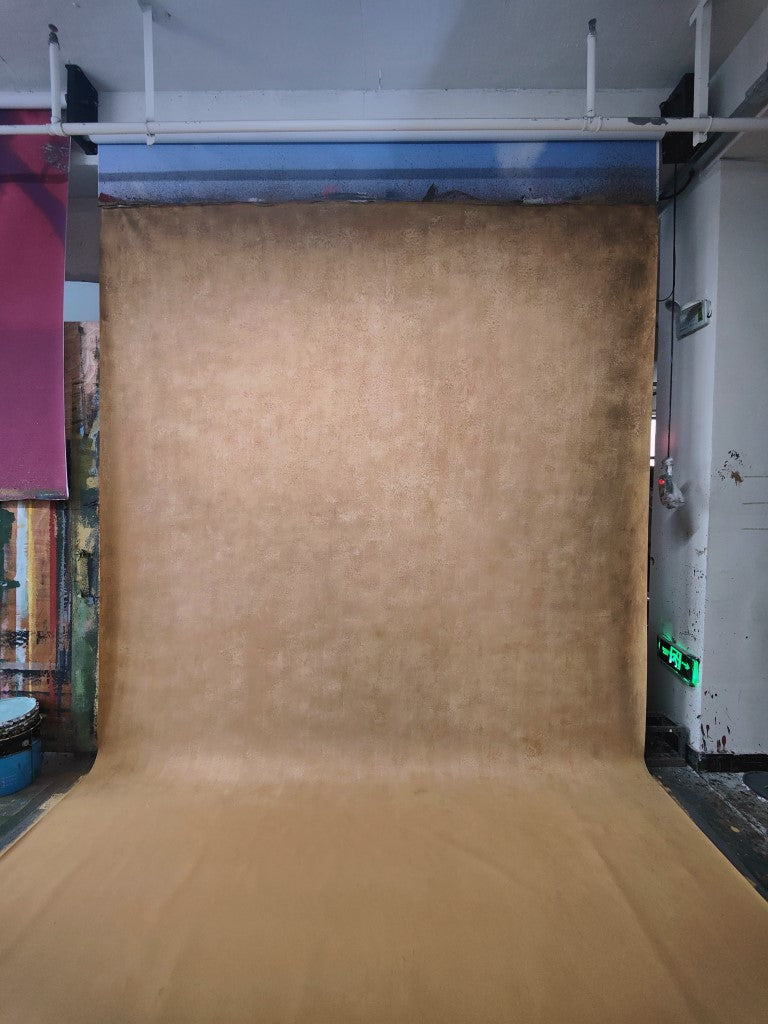 Avezano Brown Texture Abstract Hand Painted Canvas Photography Backdro