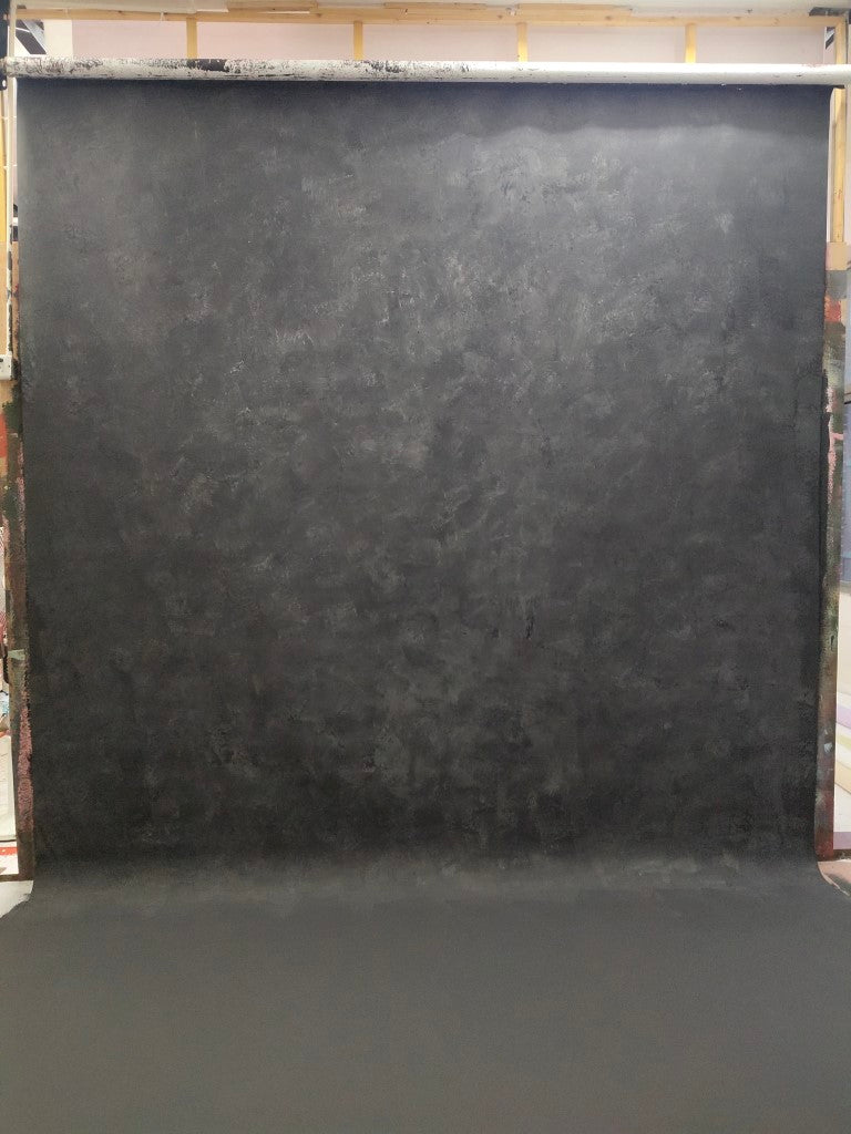 Avezano Grey Texture Abstract Hand Painted Canvas Photography Backdrop