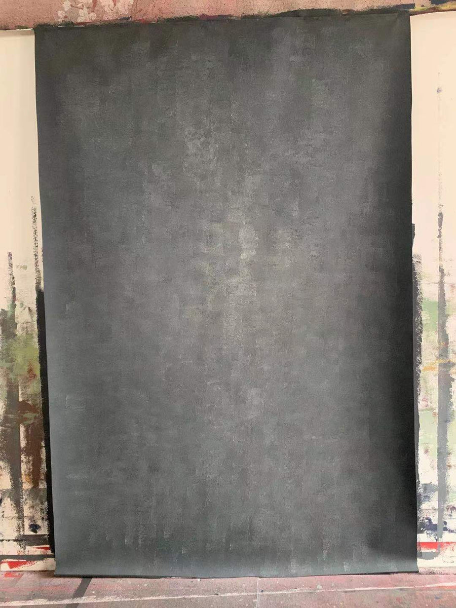 Avezano Grey Texture Abstract Hand Painted Canvas Photography Backdrop