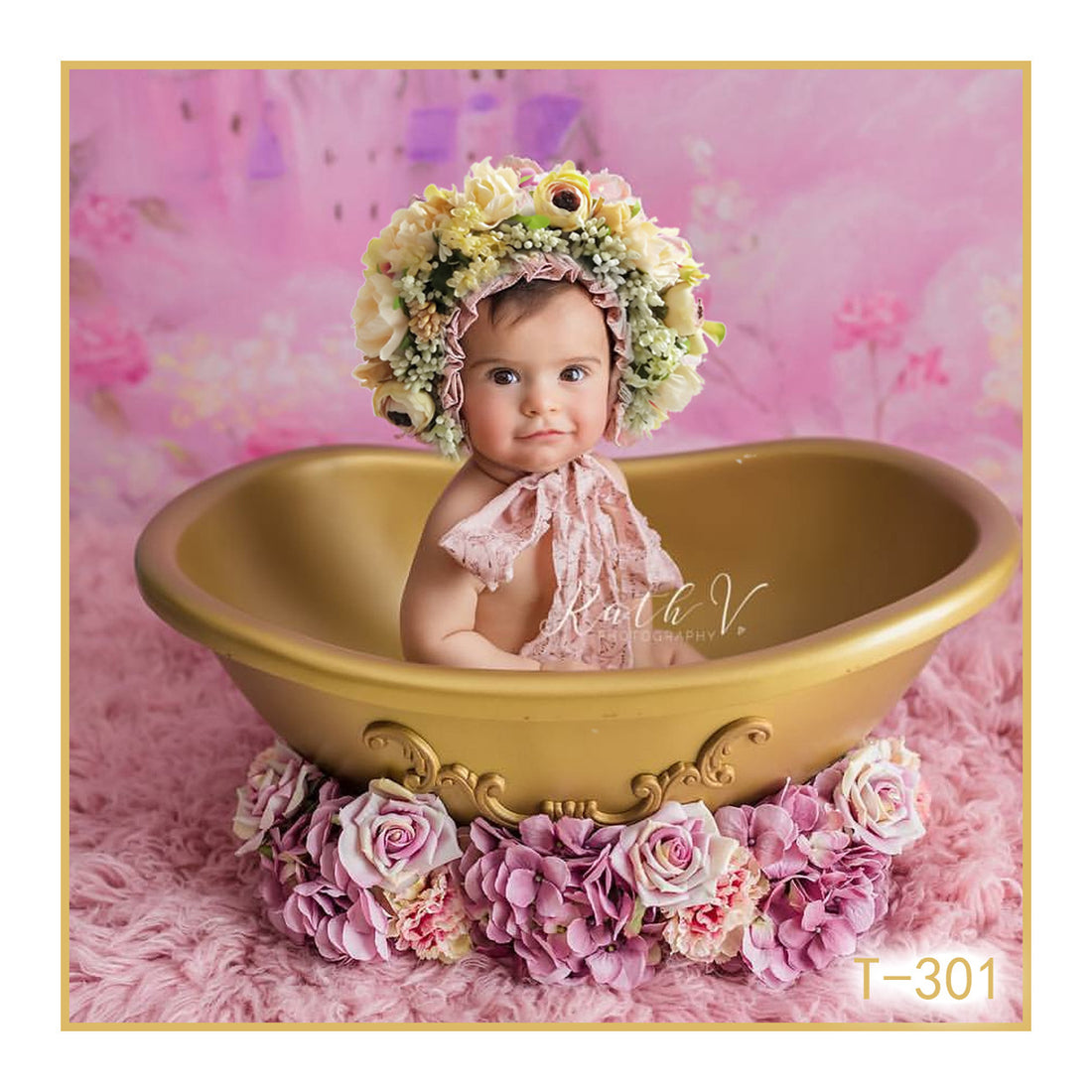 Avezano Newborn Baby Girl Hair Accessories Props Headdress