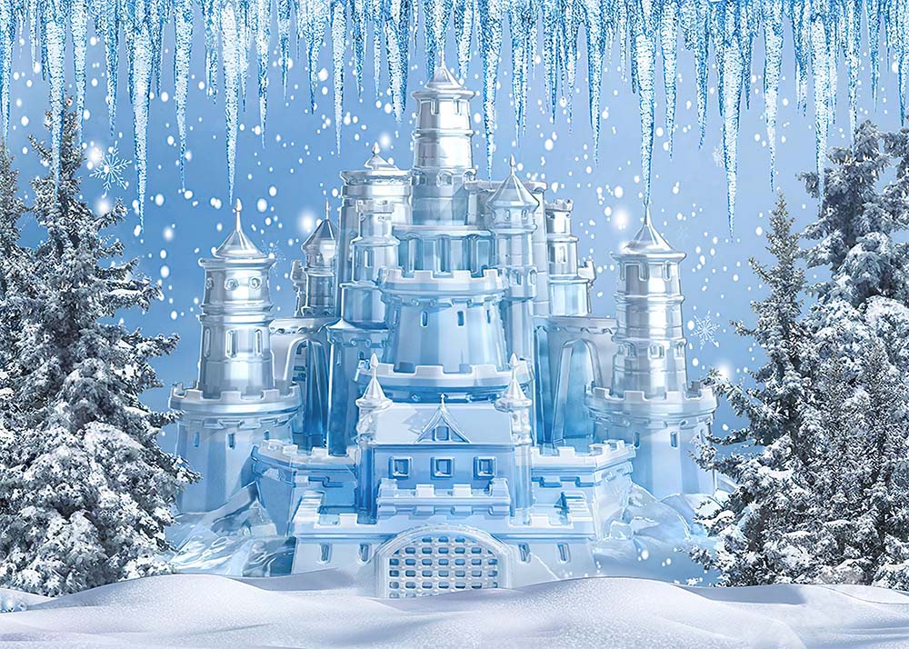 Avezano Various styles of Frozen castle Winter Snow Photography