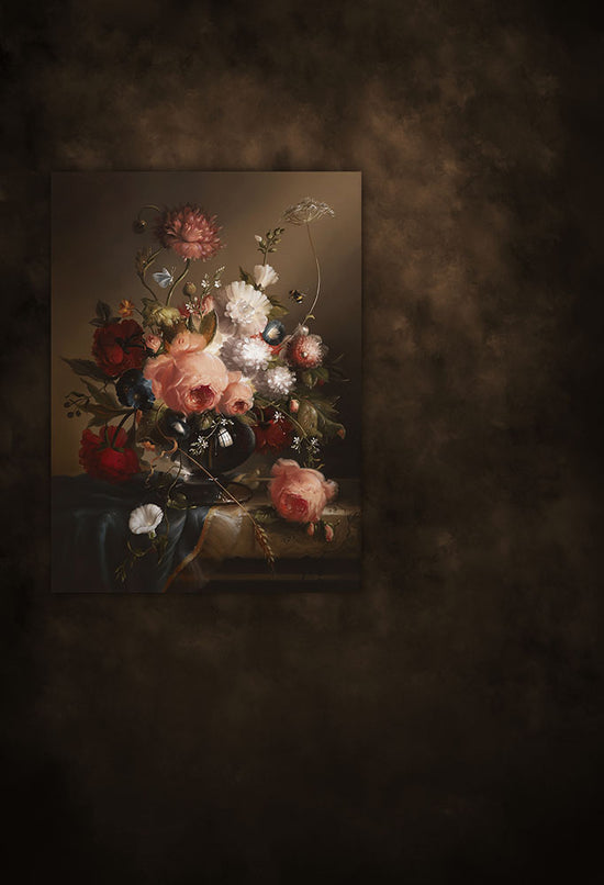 Avezano Brown Abstract Texture Art Flowers Art Portrait Photography Ba