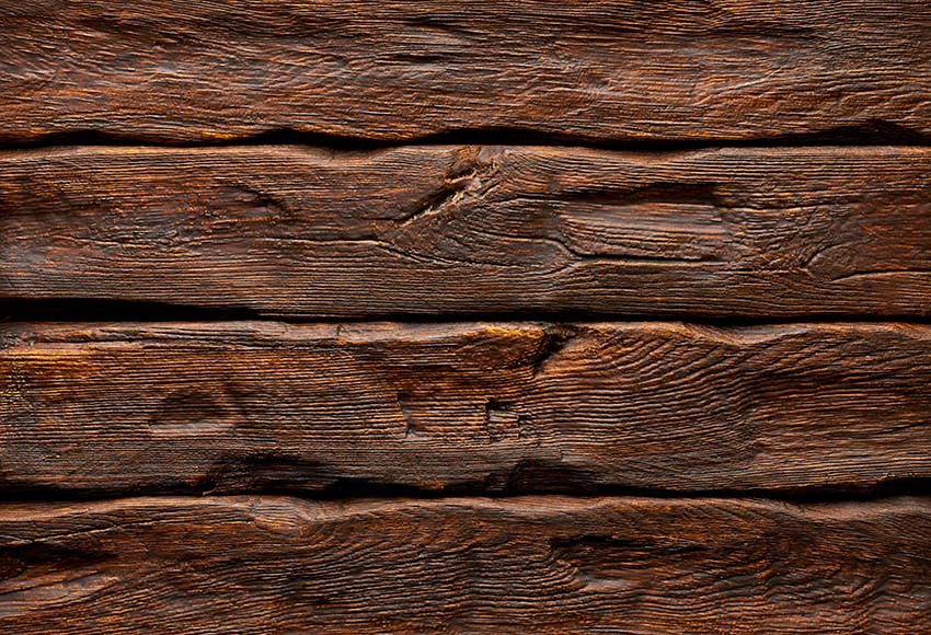 Avezano Vintage Dark Cracked Wood Plank Wood Backdrop Photography